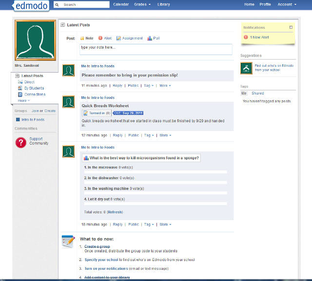 Edmodo: A Classroom Community Network - FamilyConsumerSciences.com
